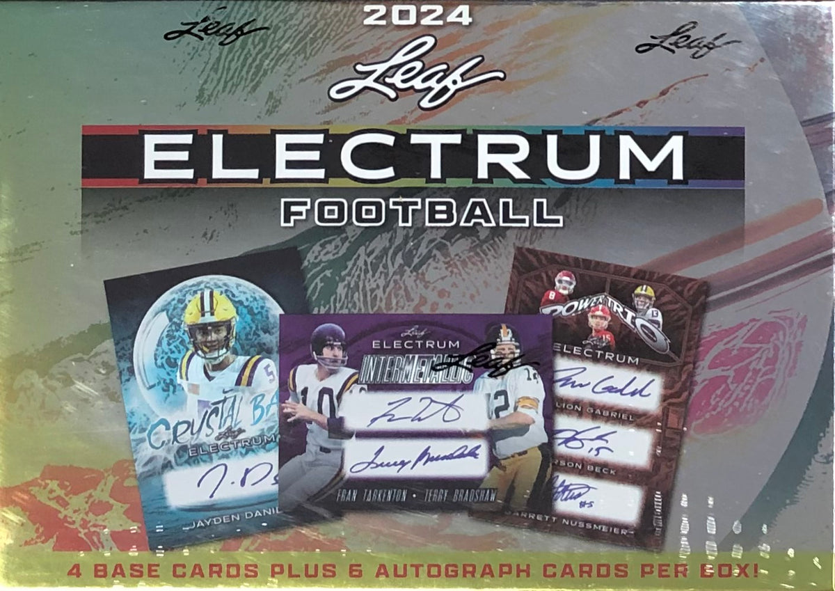 2024 Leaf Electrum Football Hobby Box – Baseball Dreams & Memories