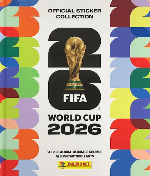 2026 Panini World Cup Soccer Sticker Soft Cover Album + (10) 7 Sticker ...