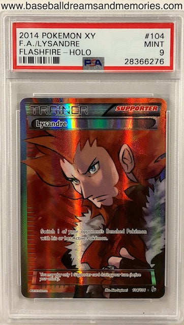 Lysandre Pokemon Card