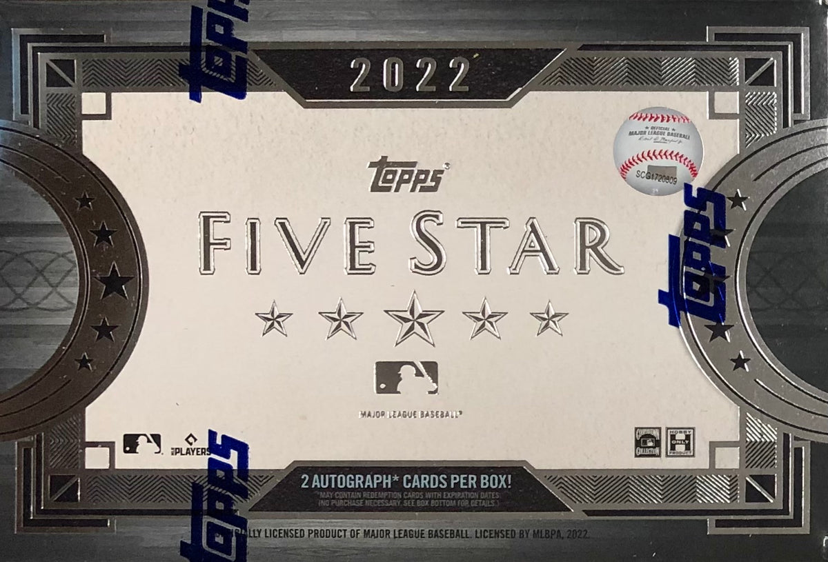 2022 Topps Five Star Baseball Hobby Box – Baseball Dreams & Memories