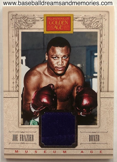 2013 Panini Golden Age Museum Age Joe Frazier Relic Card – Baseball ...