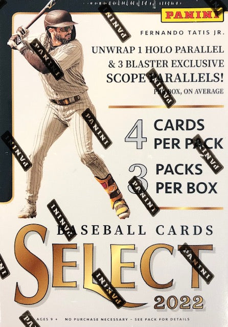 2022 Panini Select Baseball Blaster Box – Baseball Dreams & Memories